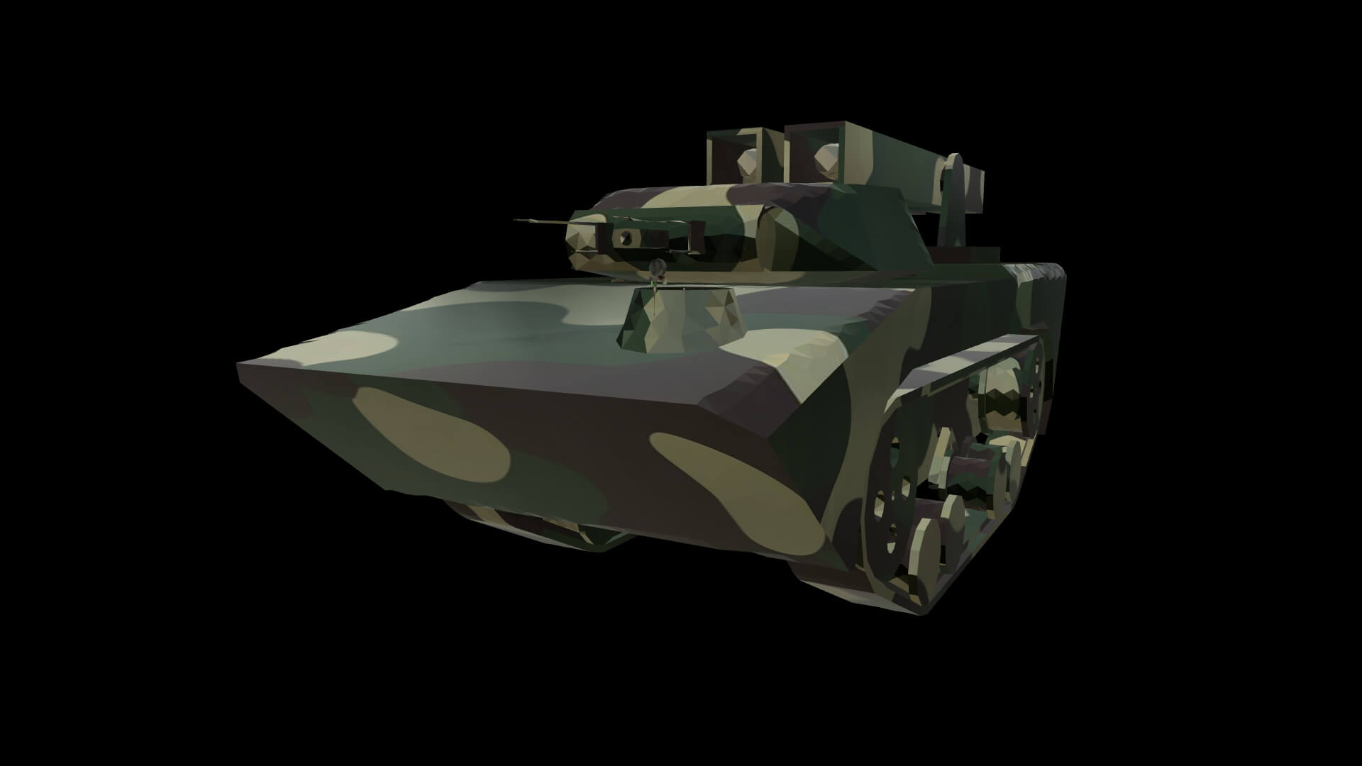 Dominion Sentinel: a 3D Masterpiece of Military Tank by MasterClassic