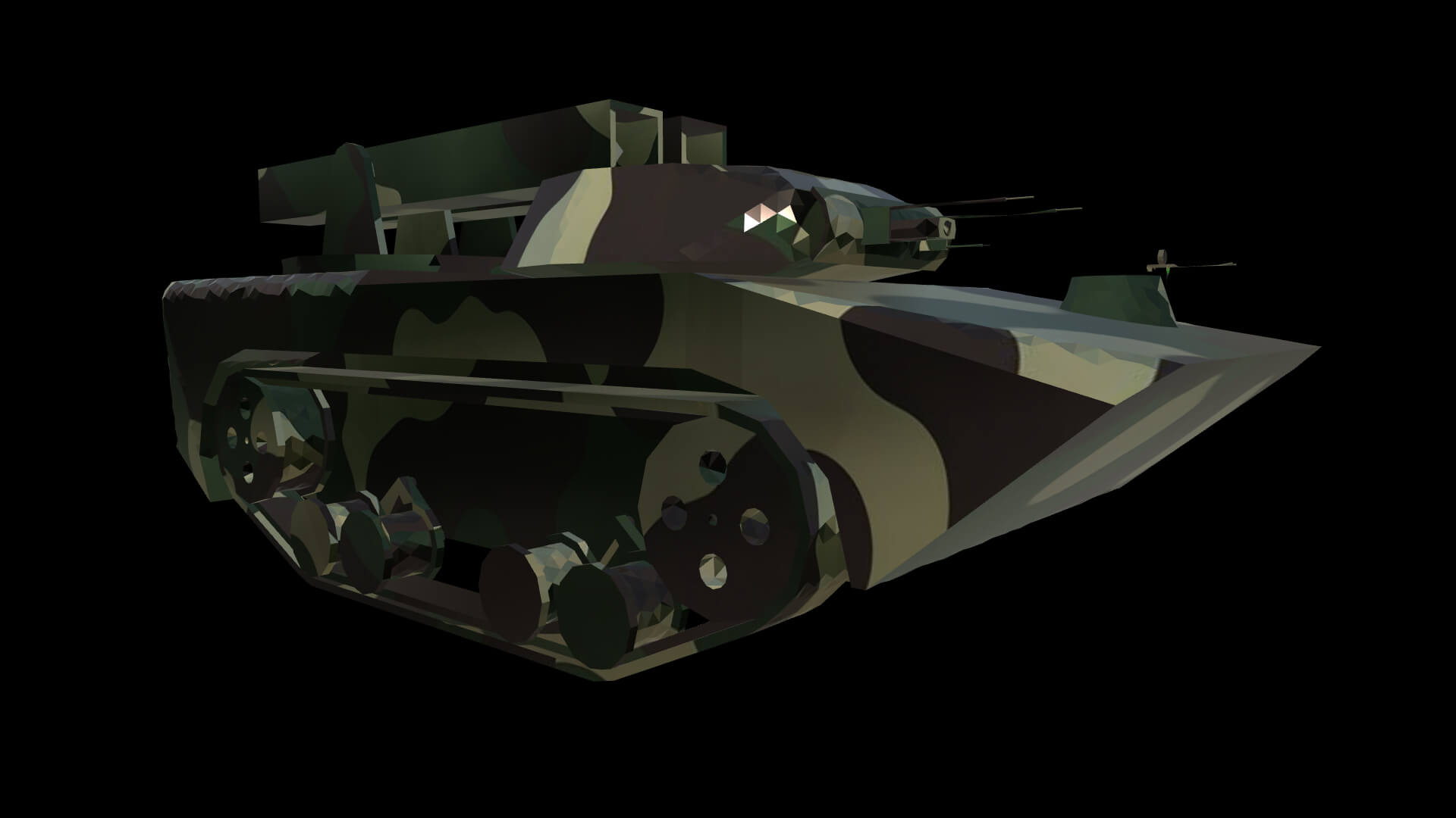 Dominion Sentinel: a 3D Masterpiece of Military Tank by MasterClassic