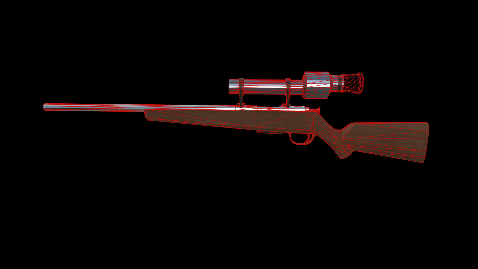 Elite Precision: Detailed 3D Model of The USMC M40A1 Sniper by MasterClassic