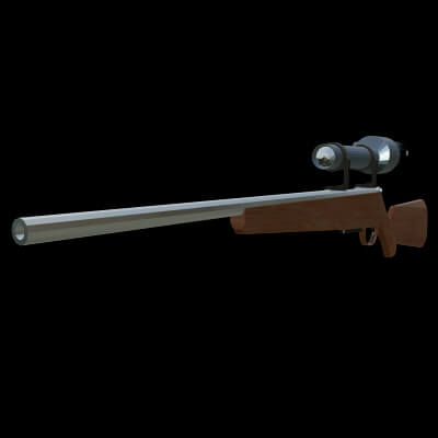 Elite Precision: Detailed 3D Model of The USMC M40A1 Sniper by ...