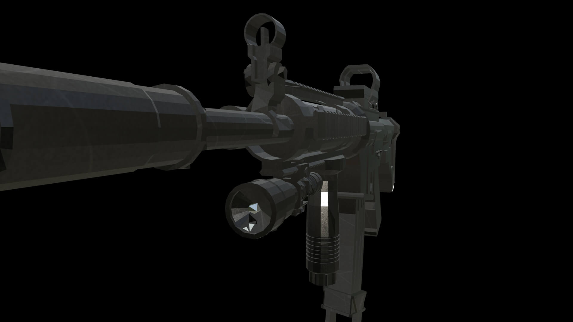 Low Poly Fully Equipped M4 - 3D Model by MasterClassic