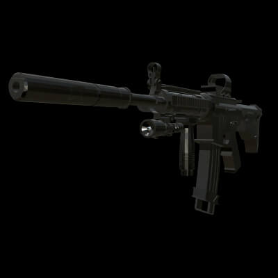 Low Poly Fully Equipped M4 - 3D Model by MasterClassic