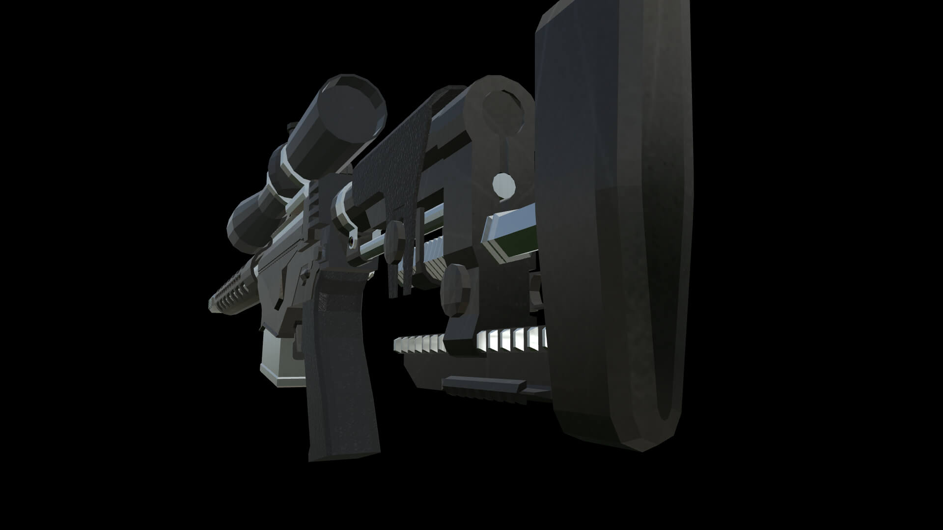 Low Poly Realistic FN Ballista .338 Sniper Rifle - 3D Model by ...