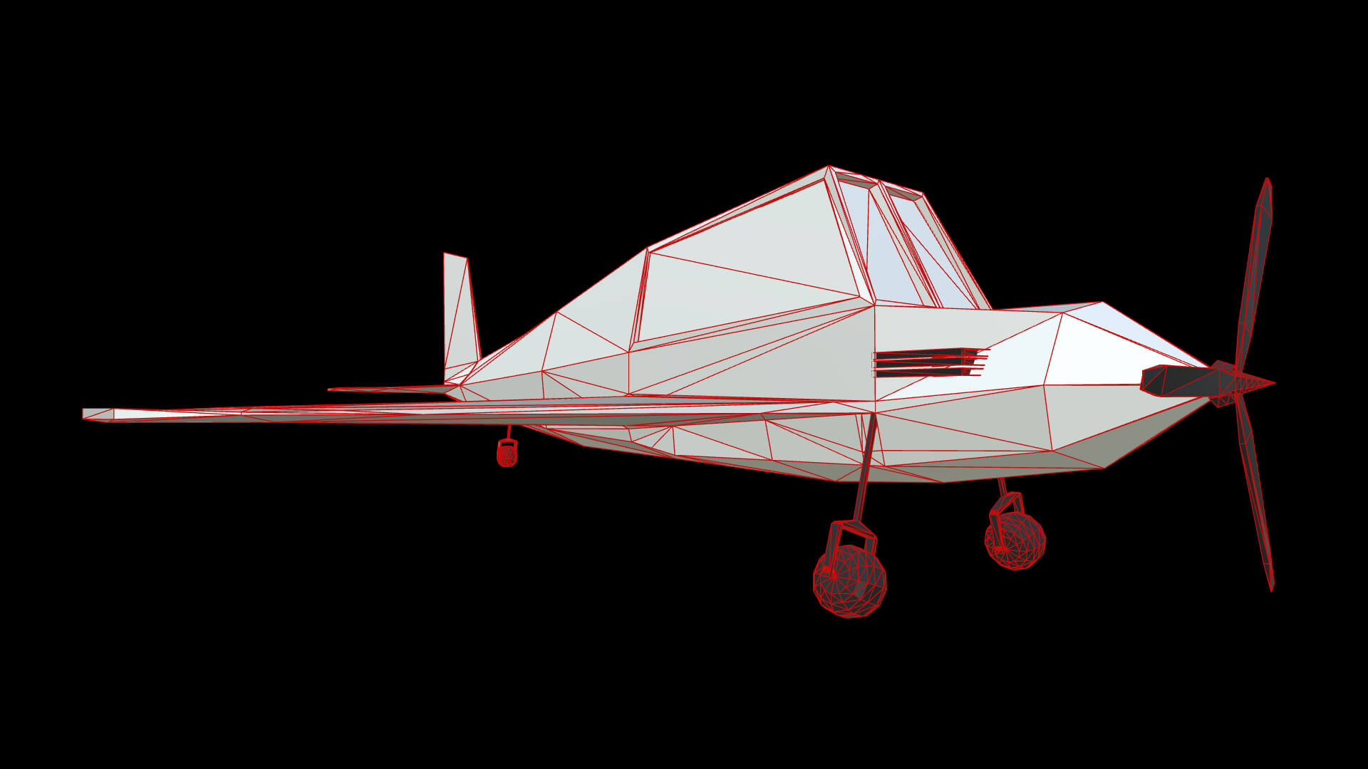 Low Poly Small Airplane - Free 3D Model by MasterClassic