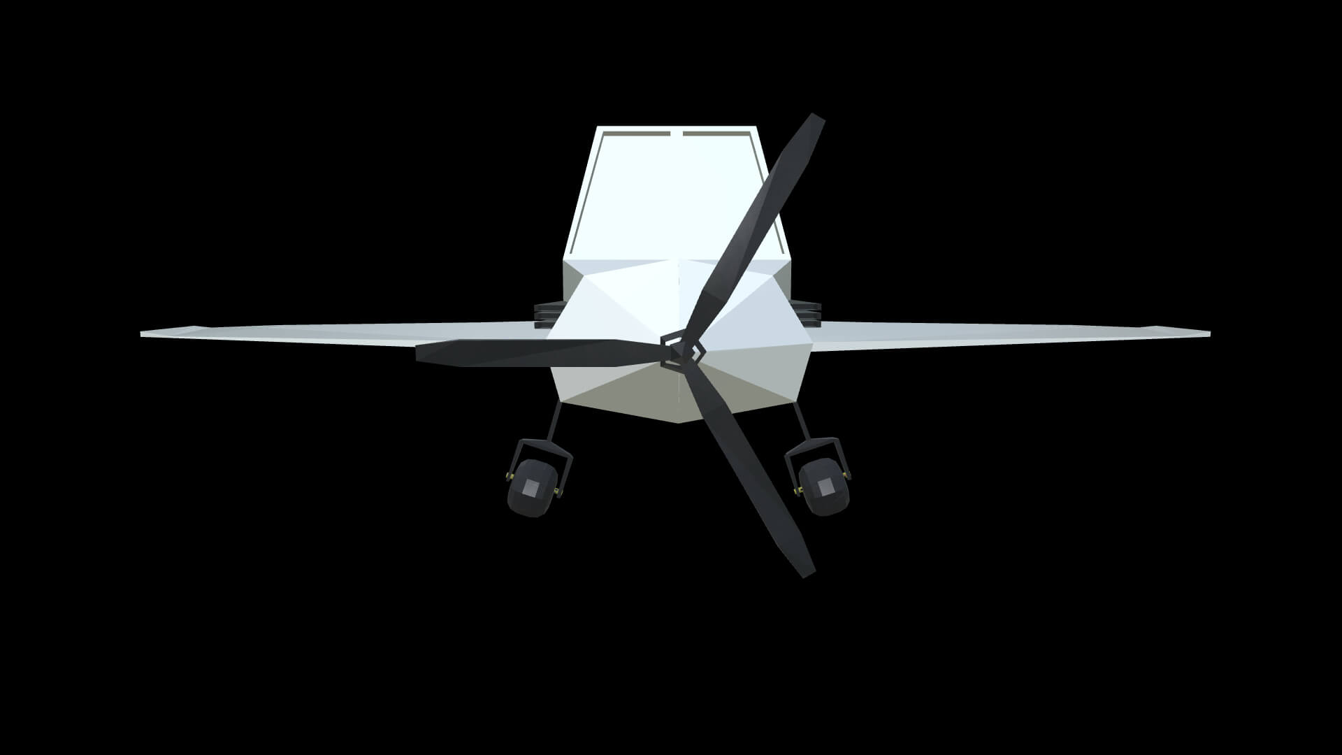 Low Poly Small Airplane - Free 3D Model by MasterClassic