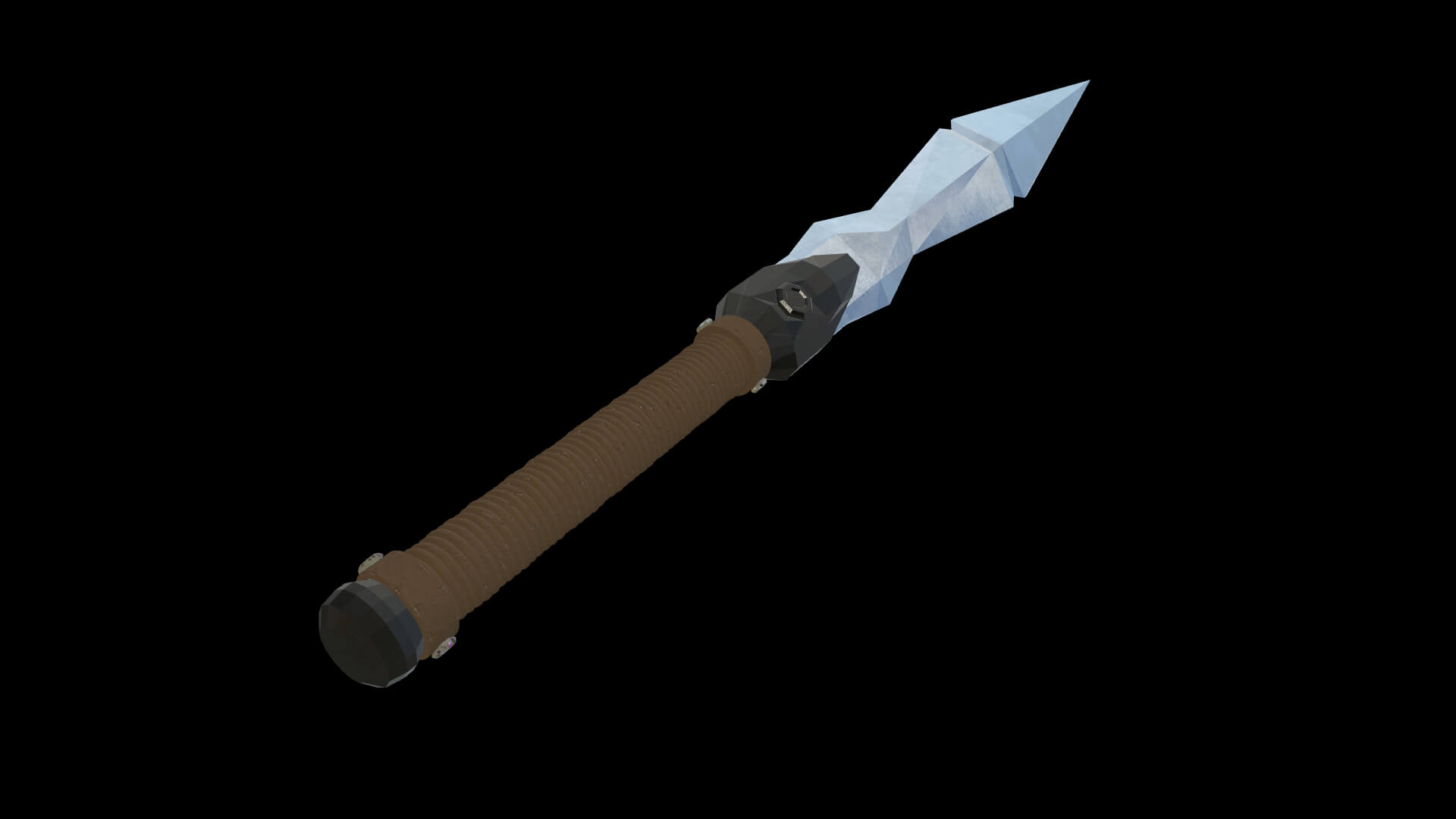 Low Poly Tactical Dagger Knife 3D Model by MasterClassic