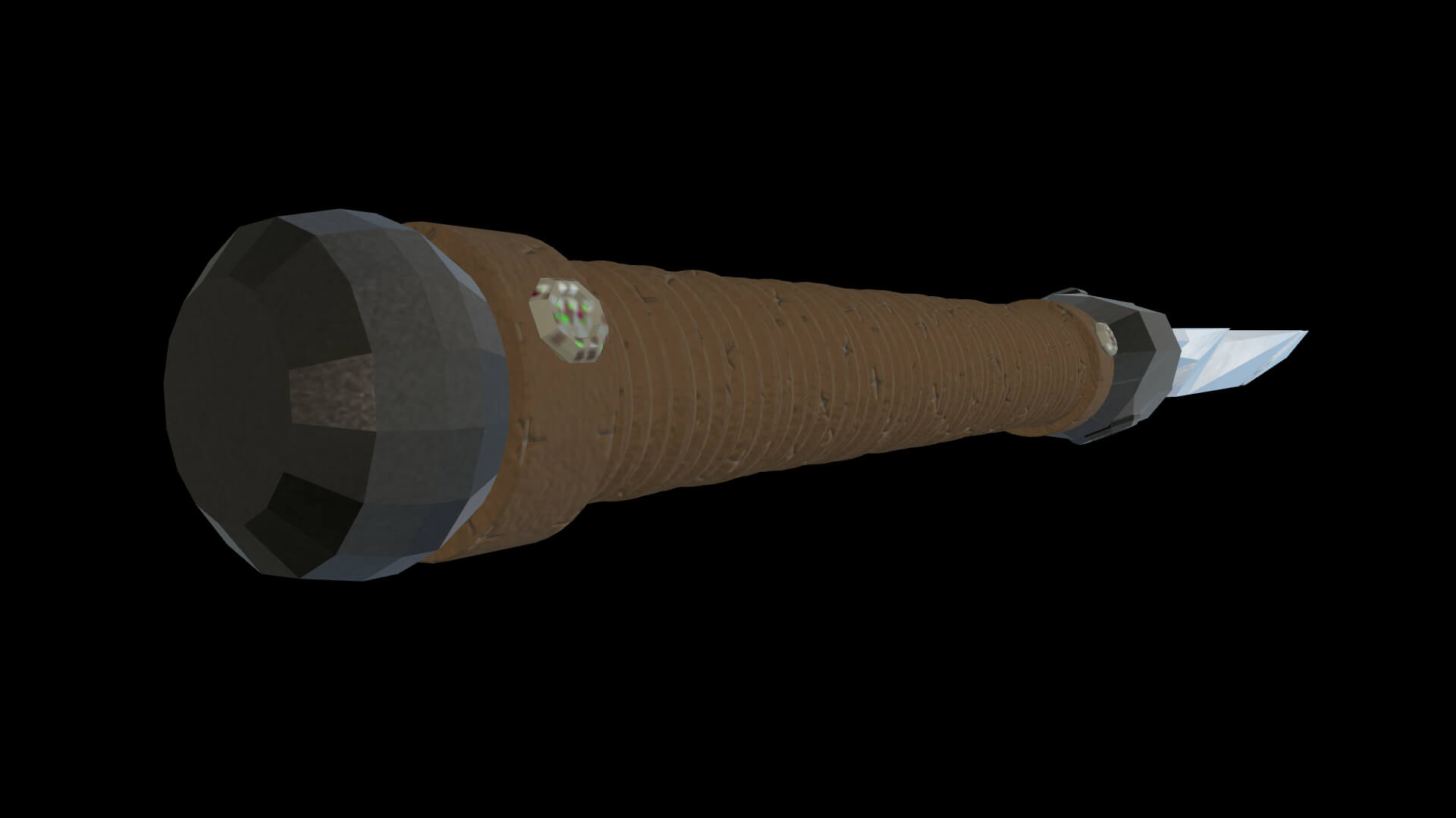 Low Poly Tactical Dagger Knife - Free 3D Model by MasterClassic