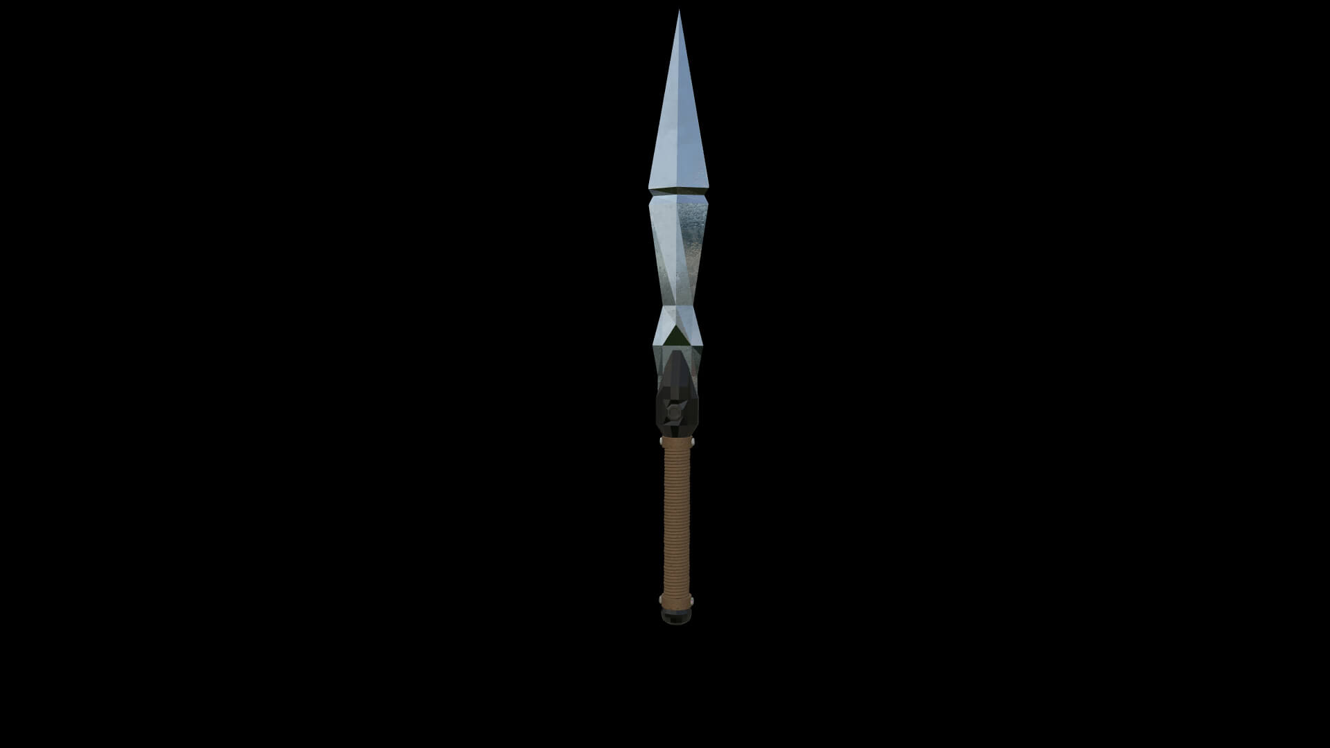 Low Poly Tactical Dagger Knife - Free 3D Model by MasterClassic