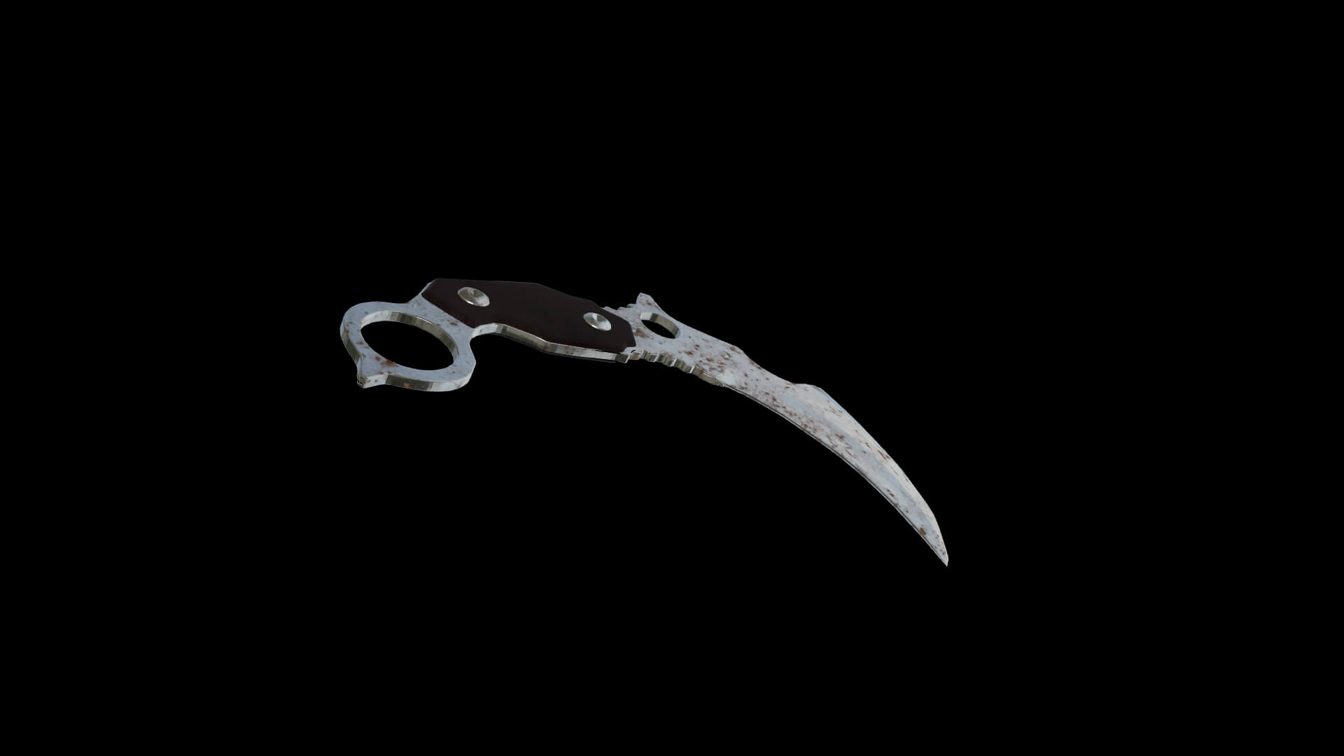 Rusty Karambit 3D Model by MasterClassic