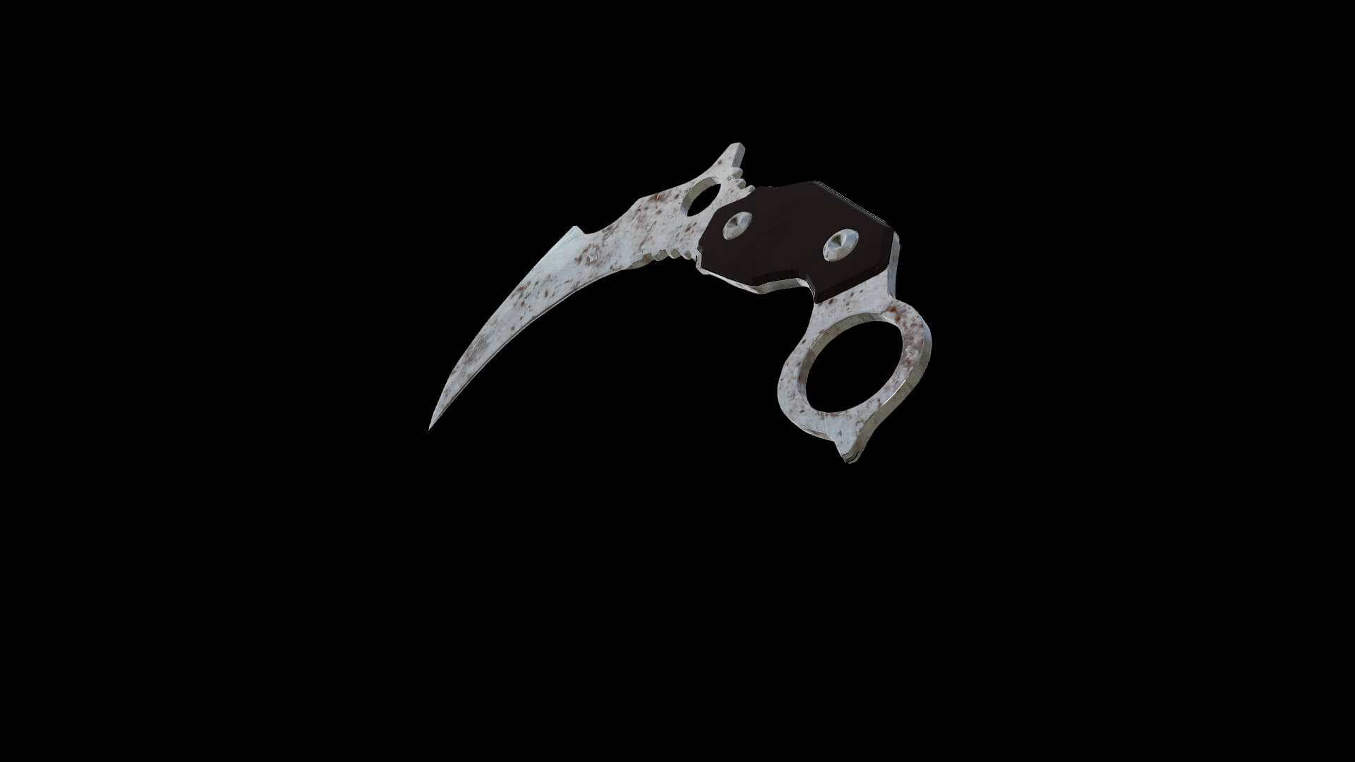 Rusty Karambit 3D Model by MasterClassic