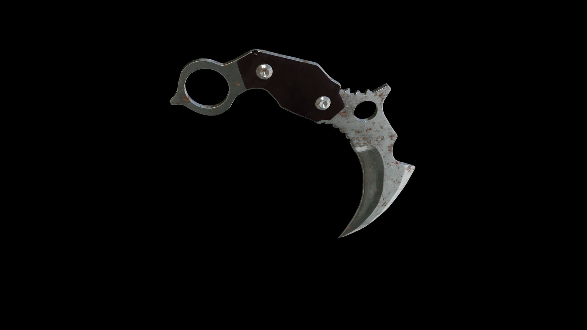 Rusty Karambit 3D Model by MasterClassic