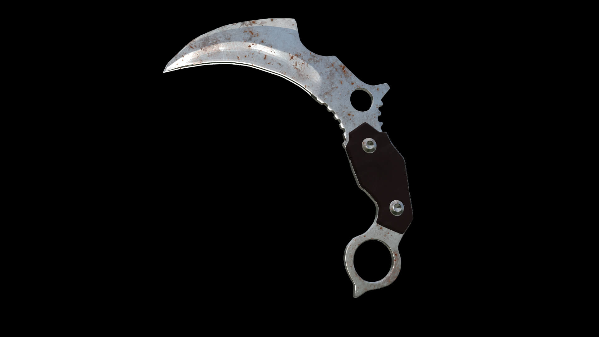 Rusty Karambit 3D Model by MasterClassic