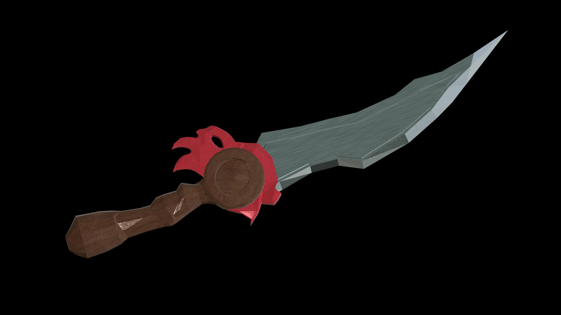 The Enigmatic Red-Banded Sword 3D Print Model by MasterClassic