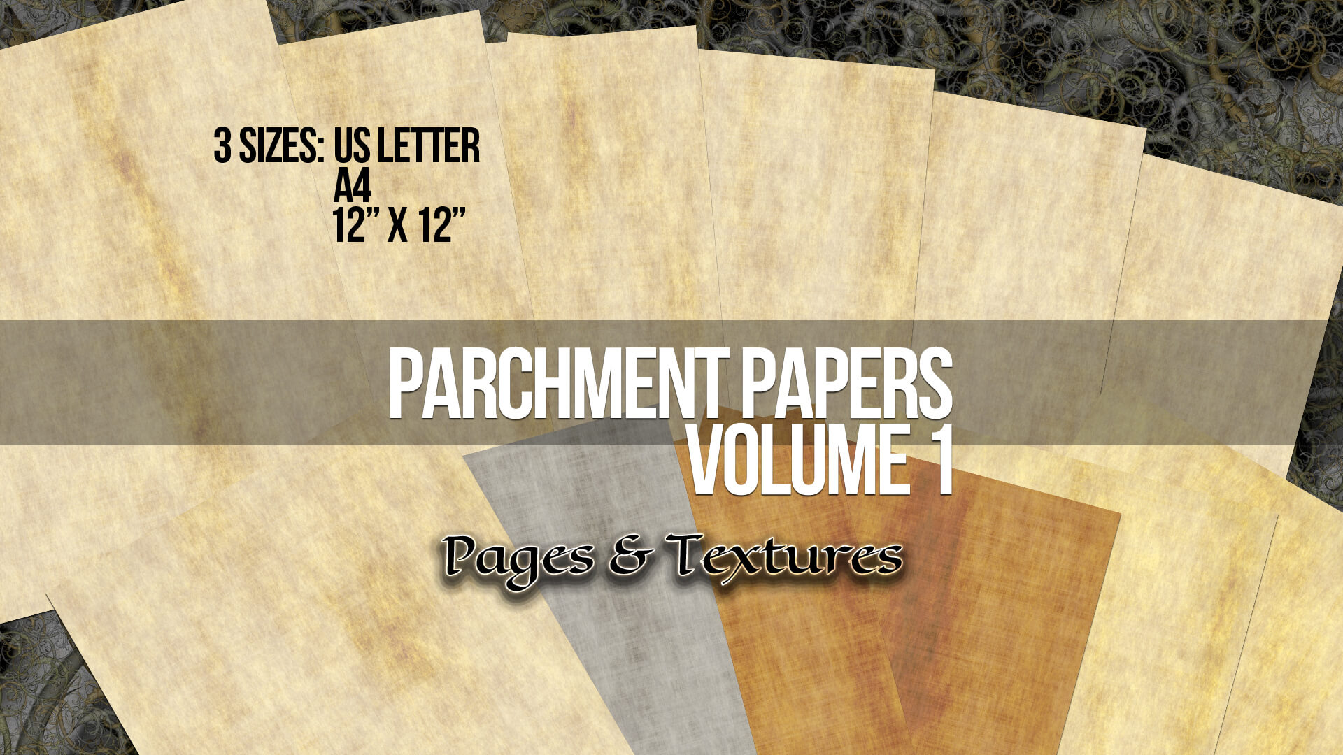 Parchment Papers Vol 1 - 3D Texture by materialforge