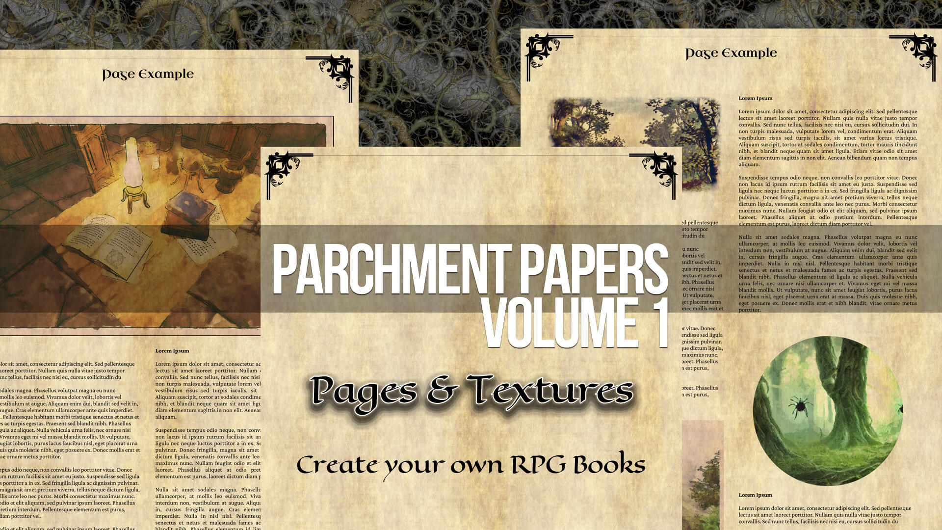 Parchment Papers Vol 1 - 3D Texture by materialforge
