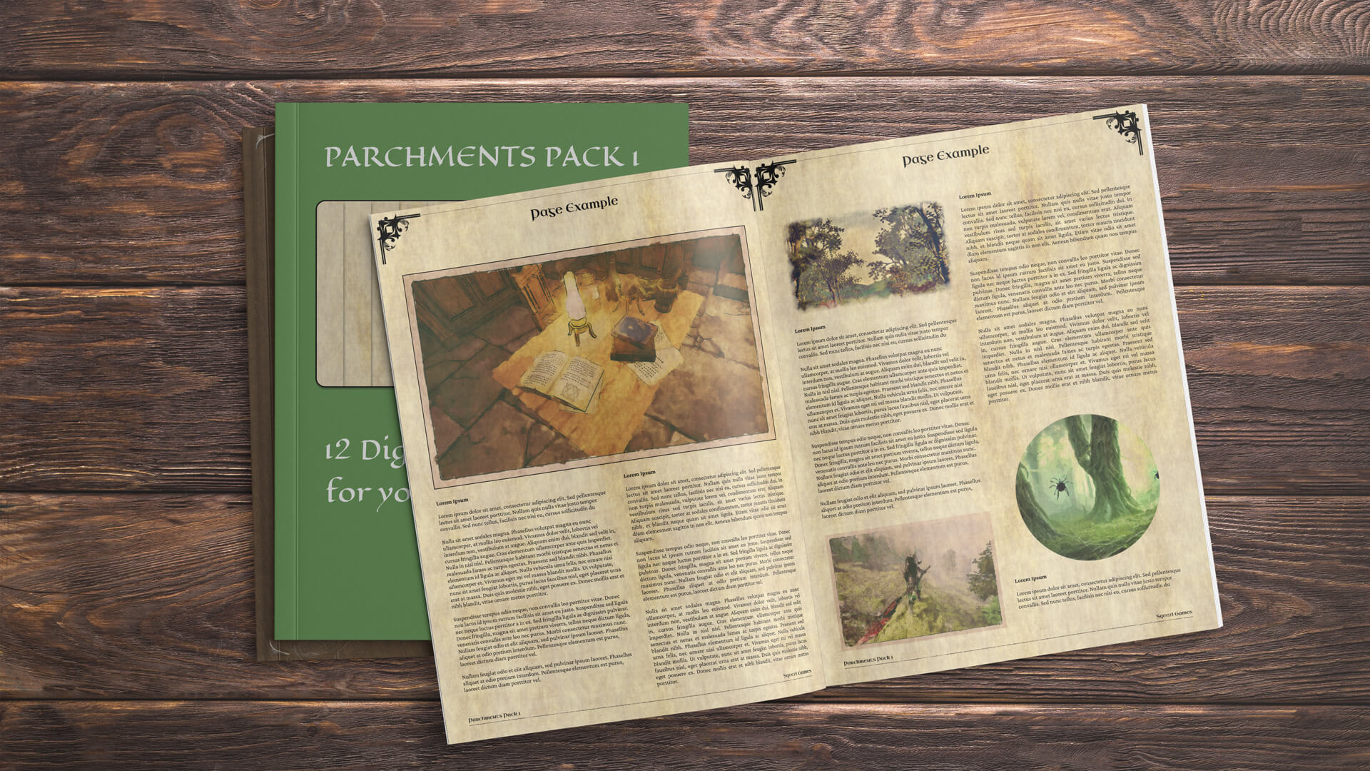 Parchment Papers Vol 1 - 3D Texture by materialforge