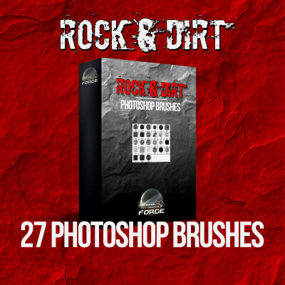 Rock & Dirt Photoshop Brushes - Brush or Tool by materialforge
