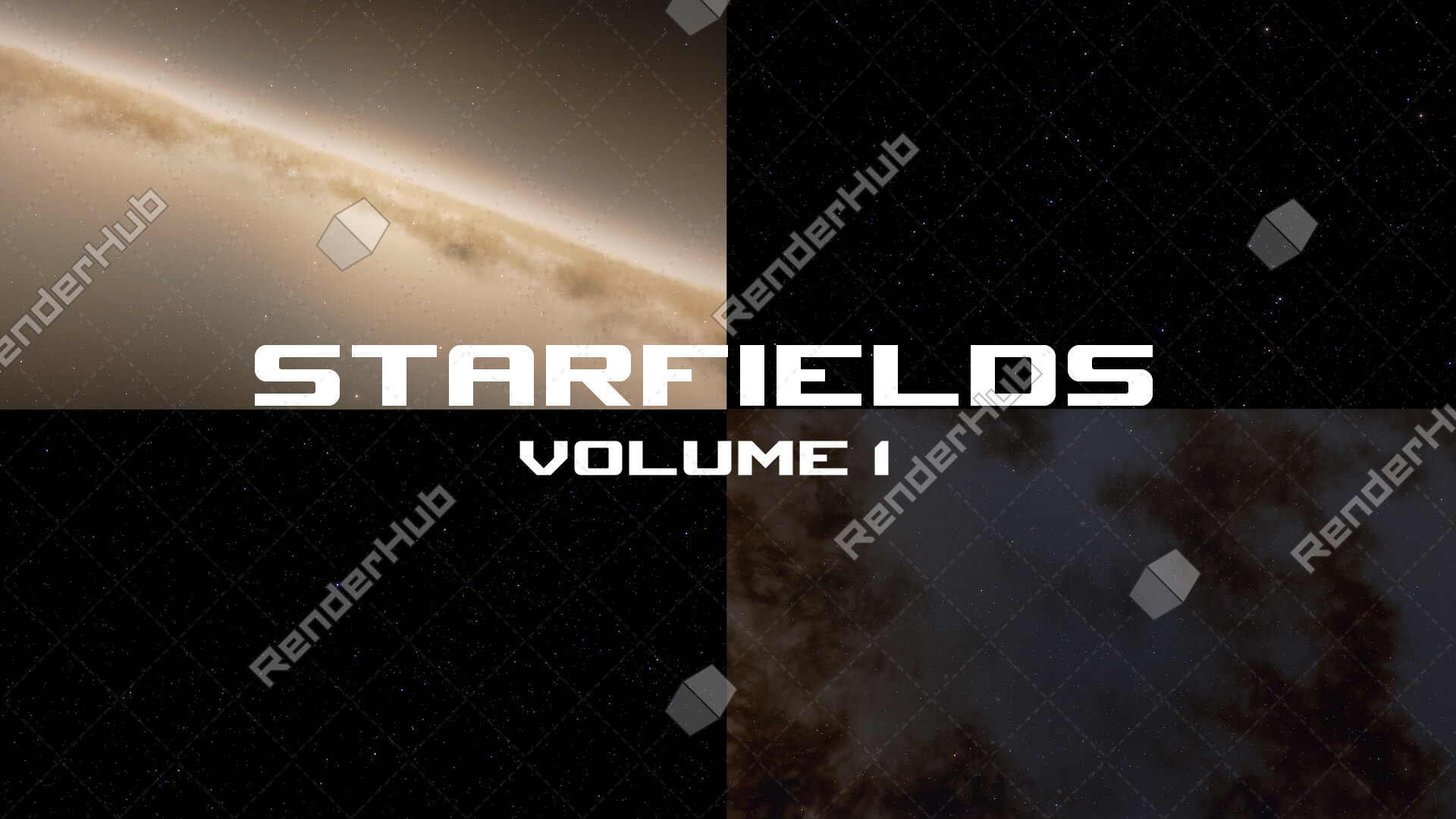 Starfield Backgrounds Pack - Stock Image by materialforge