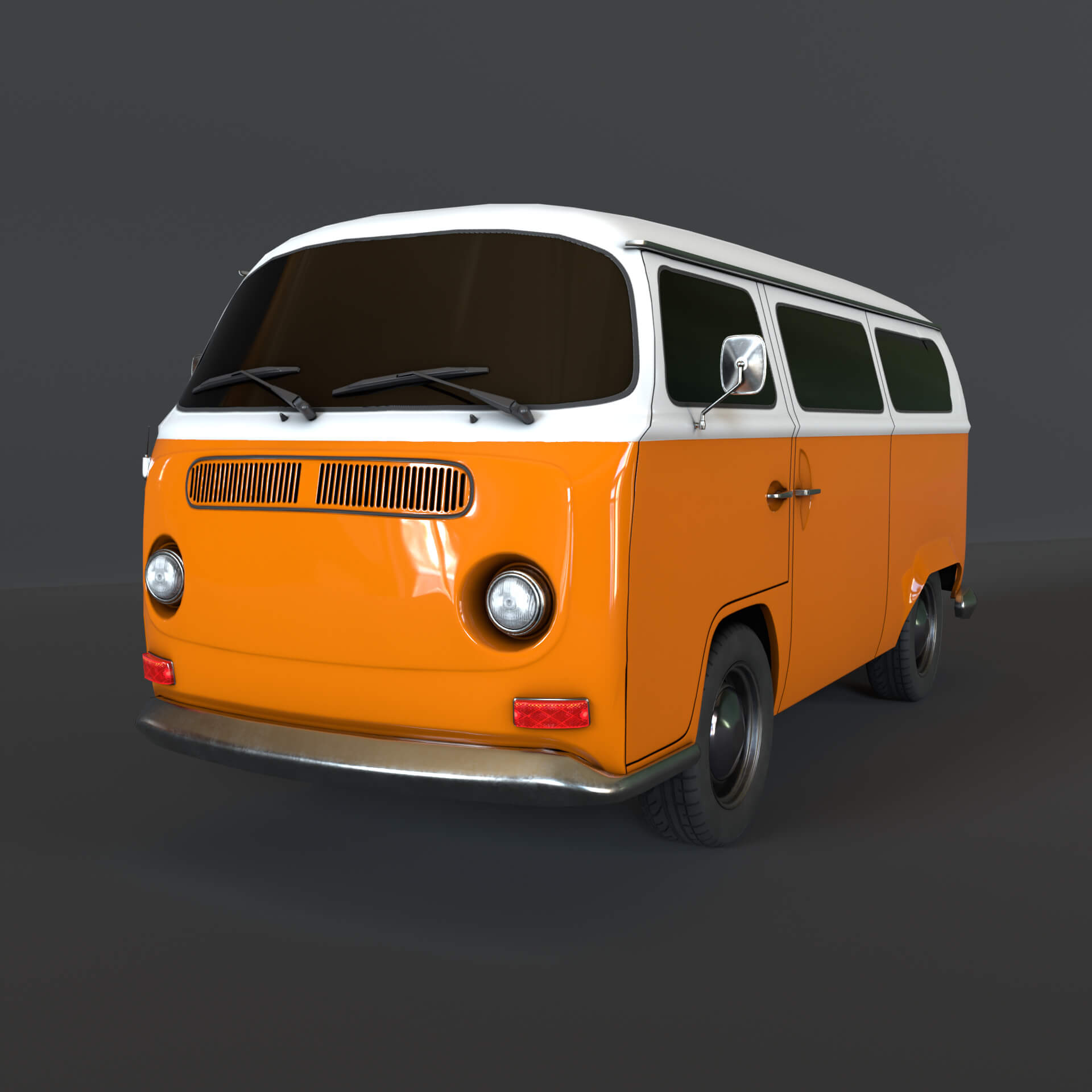 Volkswagen Transporter T2 - 3D Model by MateuszWod