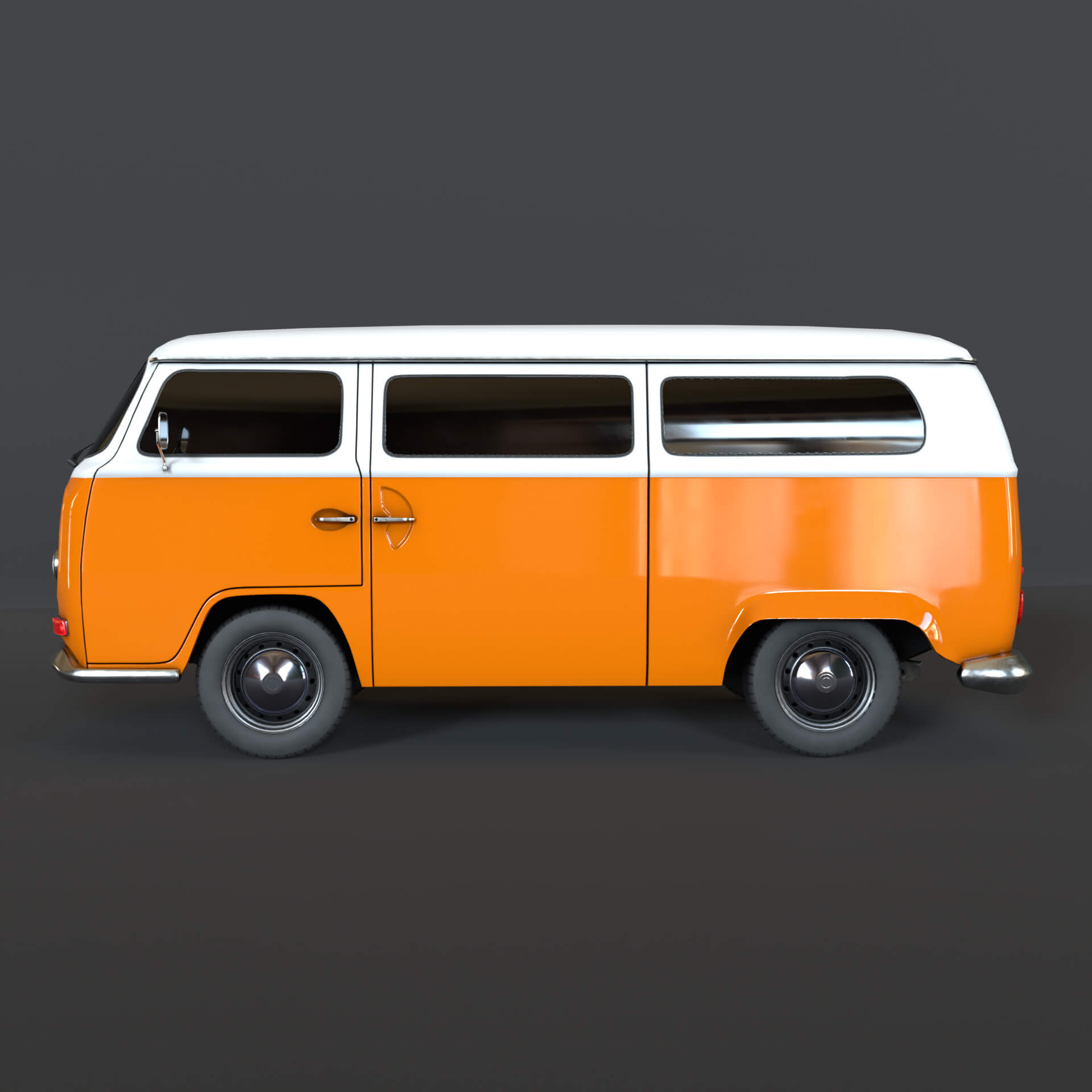Volkswagen Transporter T2 - 3D Model by MateuszWod
