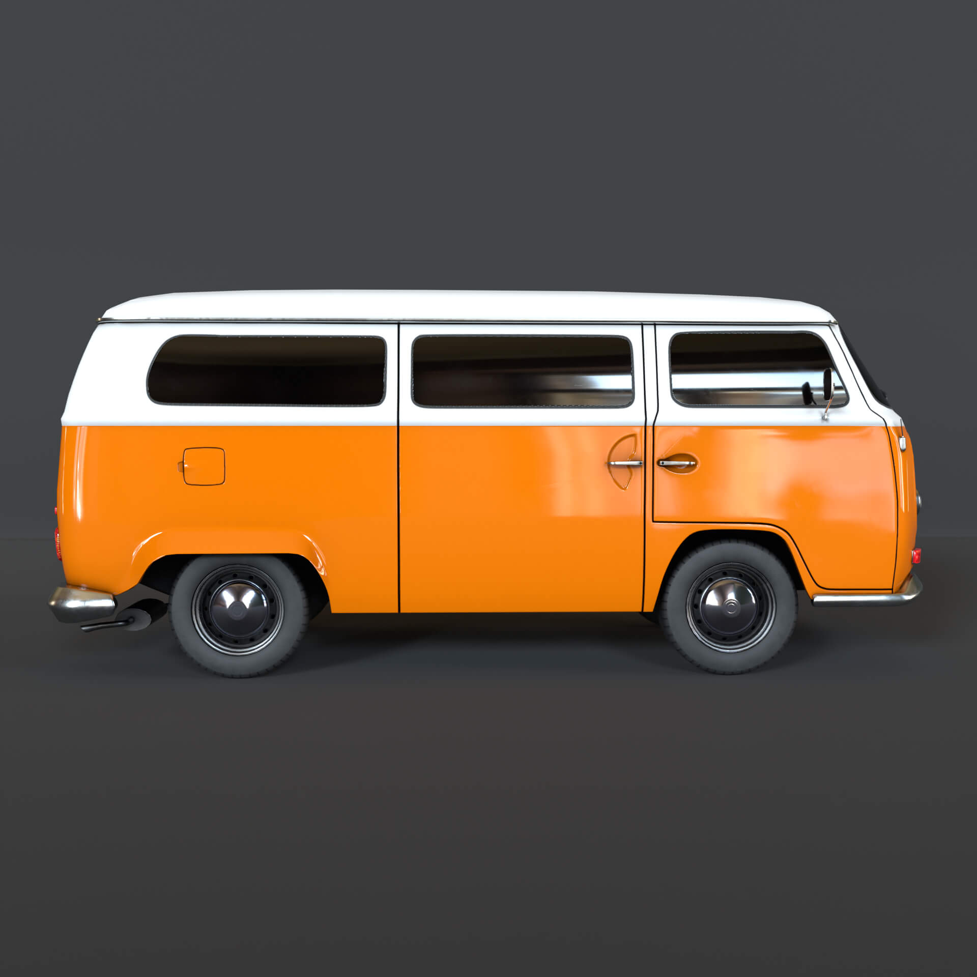 Volkswagen Transporter T2 - 3D Model by MateuszWod