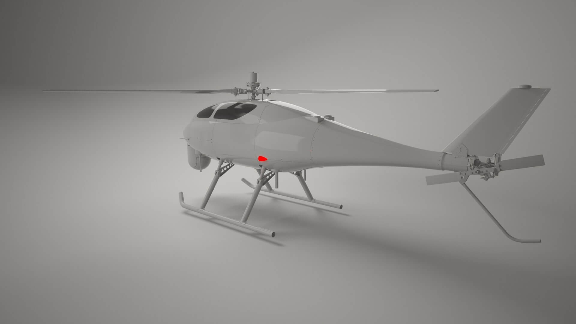 UAV Helicopter - 3D Model by matrix2957