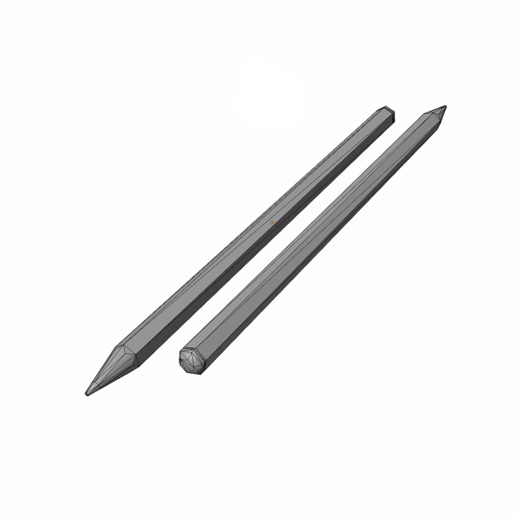 Low Poly Pencil - 3D Model by Matt86