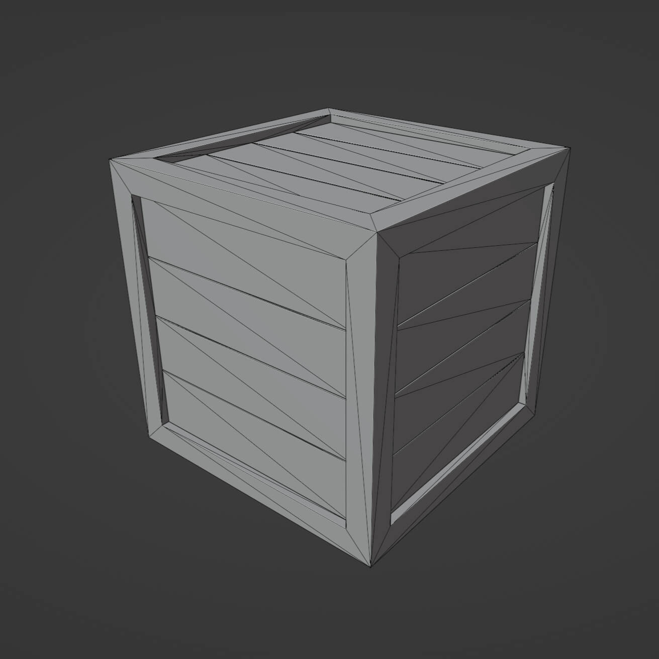 Crate / Low Poly Shipping Crate - Free 3D Model by Matt86