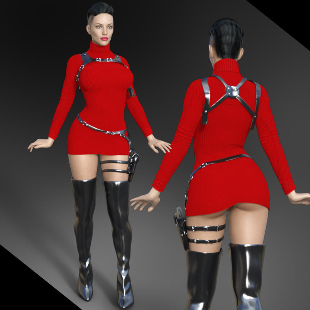 Ada Outfit G8F/G8.1F - Daz Content by matteoio