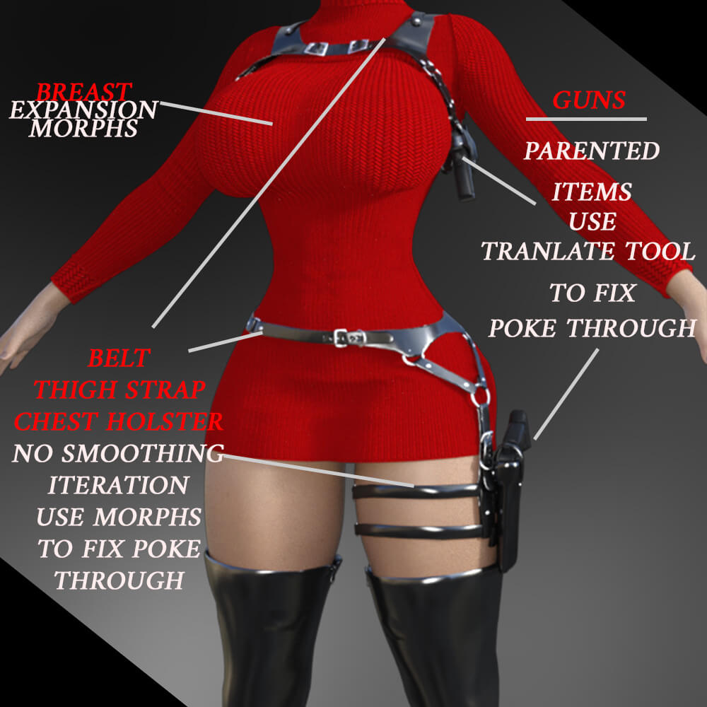 Ada Outfit G8F/G8.1F - Daz Content by matteoio