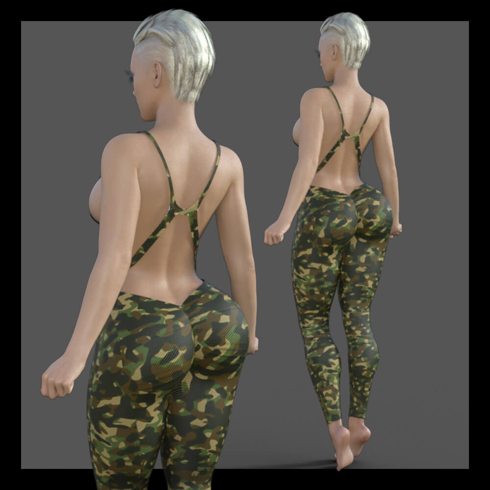 Backless Jumpsuit G9/G8F/G8.1F - Daz Content by matteoio