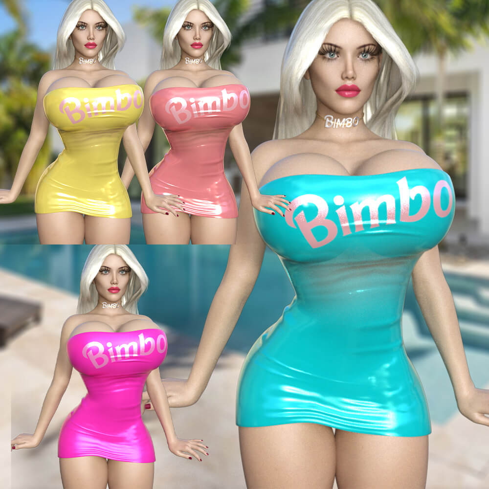 Barbie Bimbo Dress G8F/G8.1F - Daz Content by matteoio
