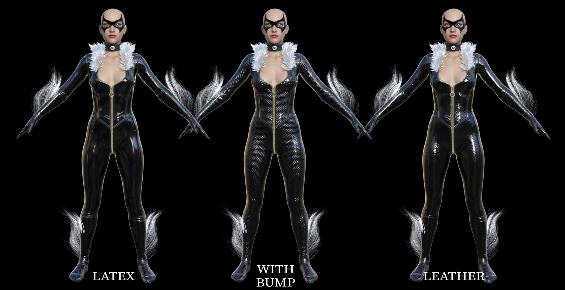 Black Cat Outfit 2 G8.1F/G8F - Daz Content by matteoio