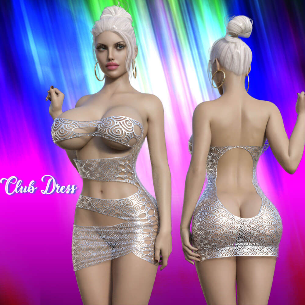 Club Dress G8F/G8.1F - Daz Content by matteoio
