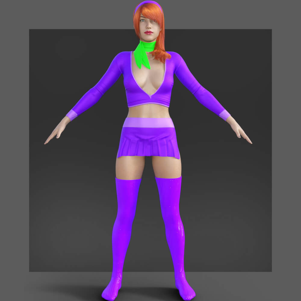 Daphne Cosplay G8F/G8.1F - Daz Content by matteoio