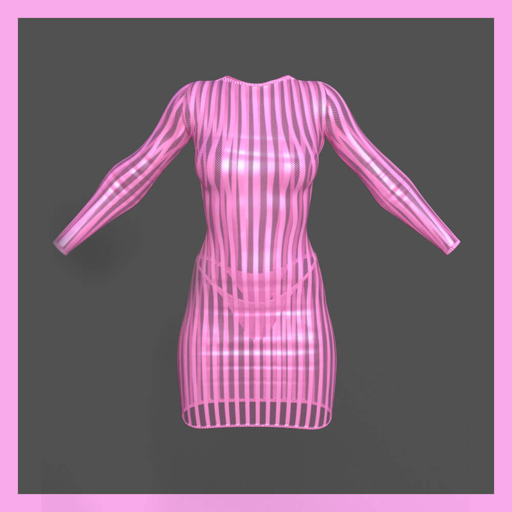 dForce Sheer Dress G9/G8F/G8.1F - Daz Content by matteoio