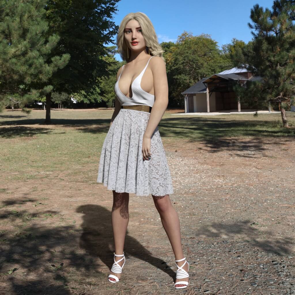 dForce Summer Dress For G8F/G8.1F - Daz Content by matteoio