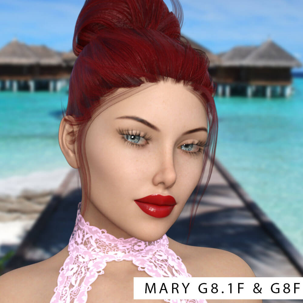 Mary for G8F/G8.1F - Daz Content by matteoio