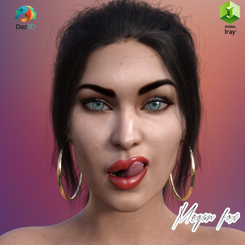Megan Fox For G8F/G8.1F - Daz Content by matteoio