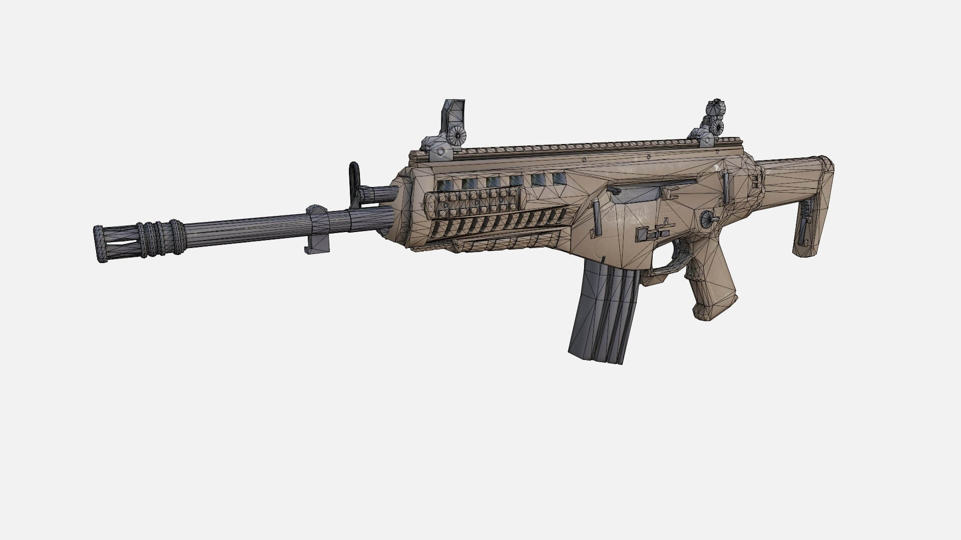 Beretta ARX-160 Assault Rifle 3D Model by MatthewZhiginas