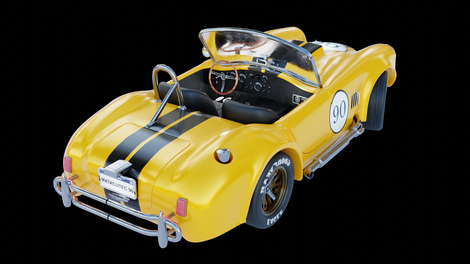 Car Shelby Cobra - 3D Model by MatVentas