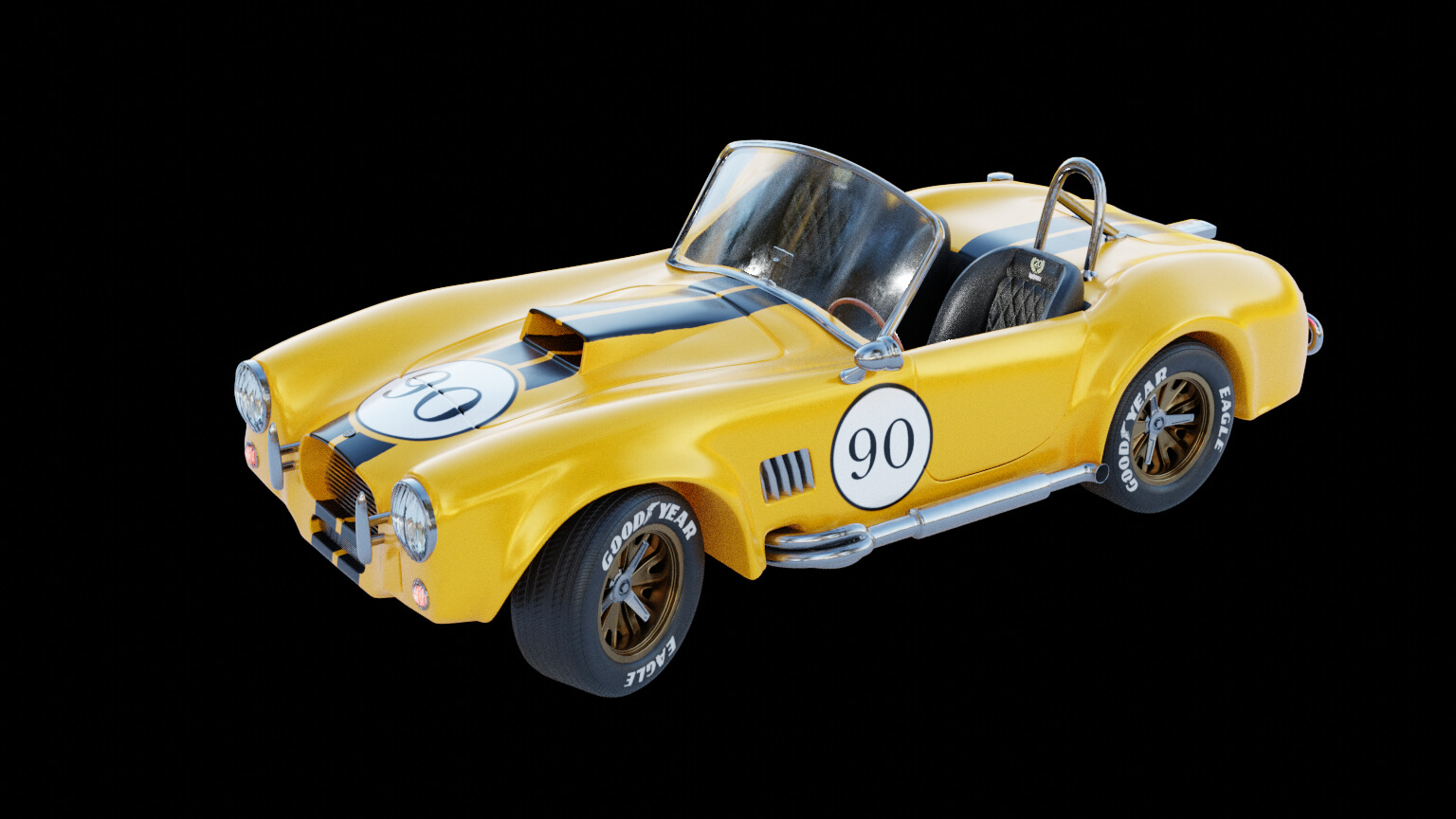 Car Shelby Cobra - 3D Model by MatVentas