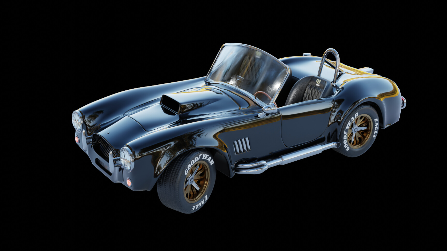 Car Shelby Cobra - 3D Model by MatVentas