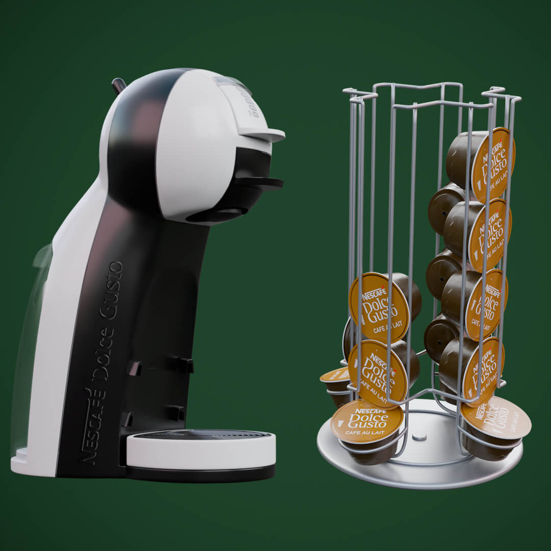 Coffee Maker Capsule Support - 3D Model by MatVentas