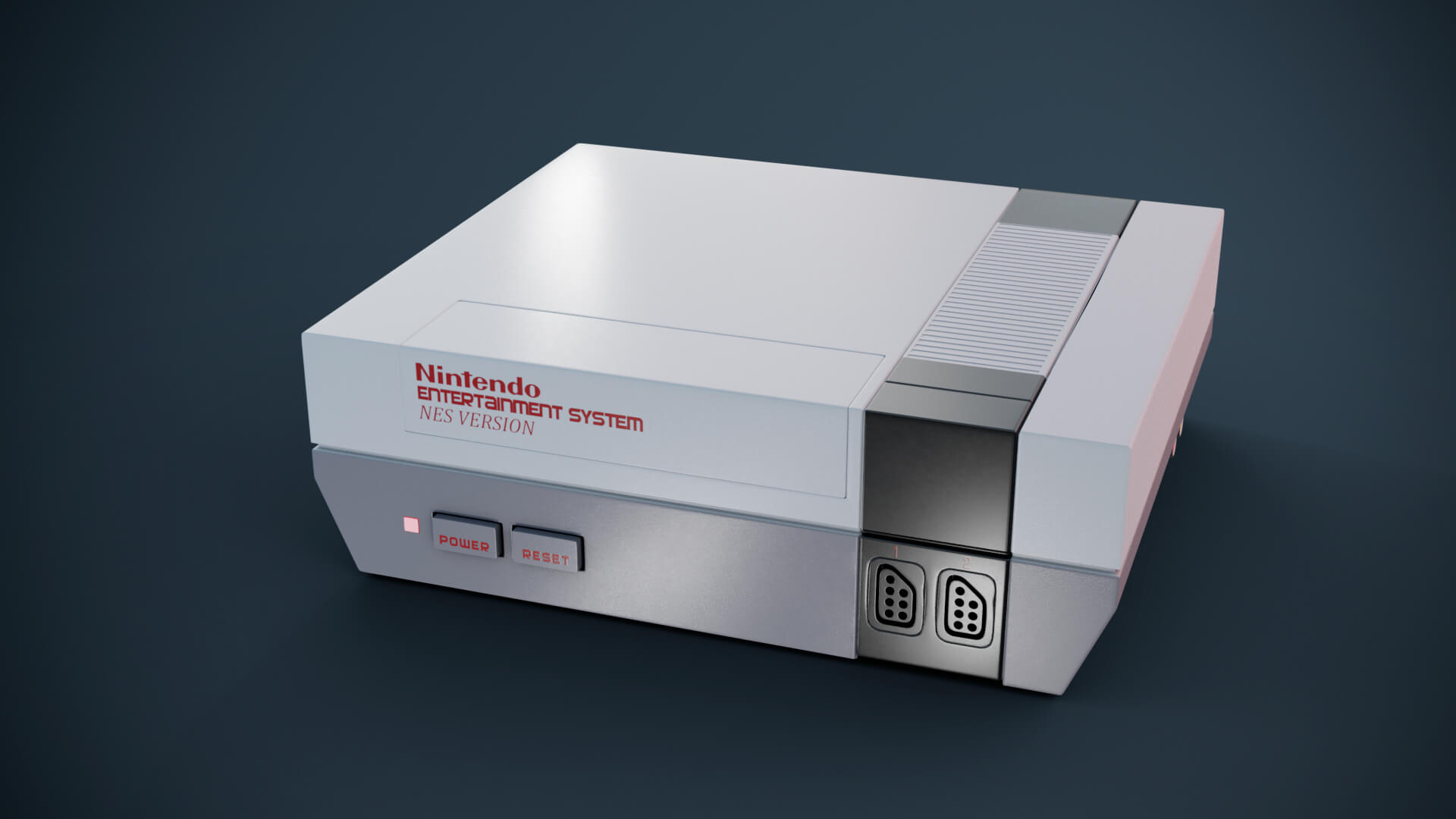 Nes Nintendo Controller and Cassette Subdivisions - 3D Model by MatVentas