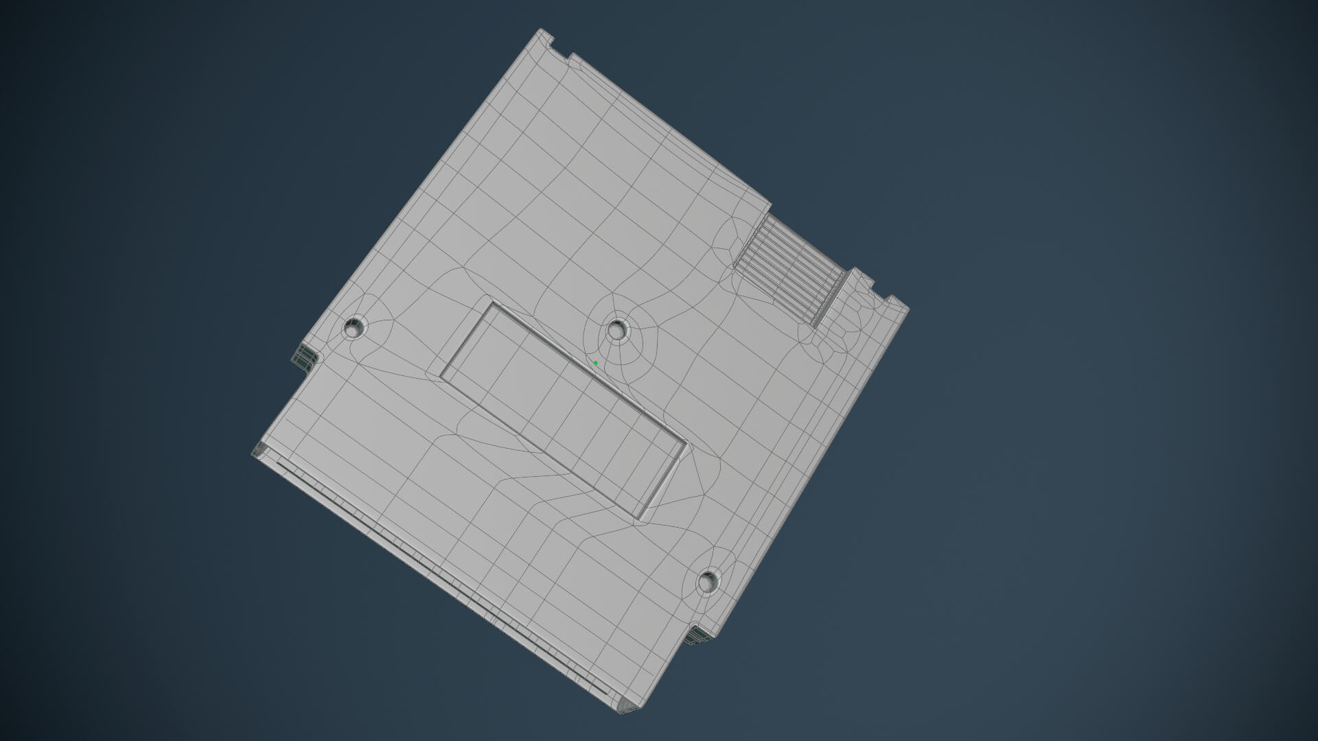 Nes Nintendo Controller and Cassette Subdivisions - 3D Model by MatVentas