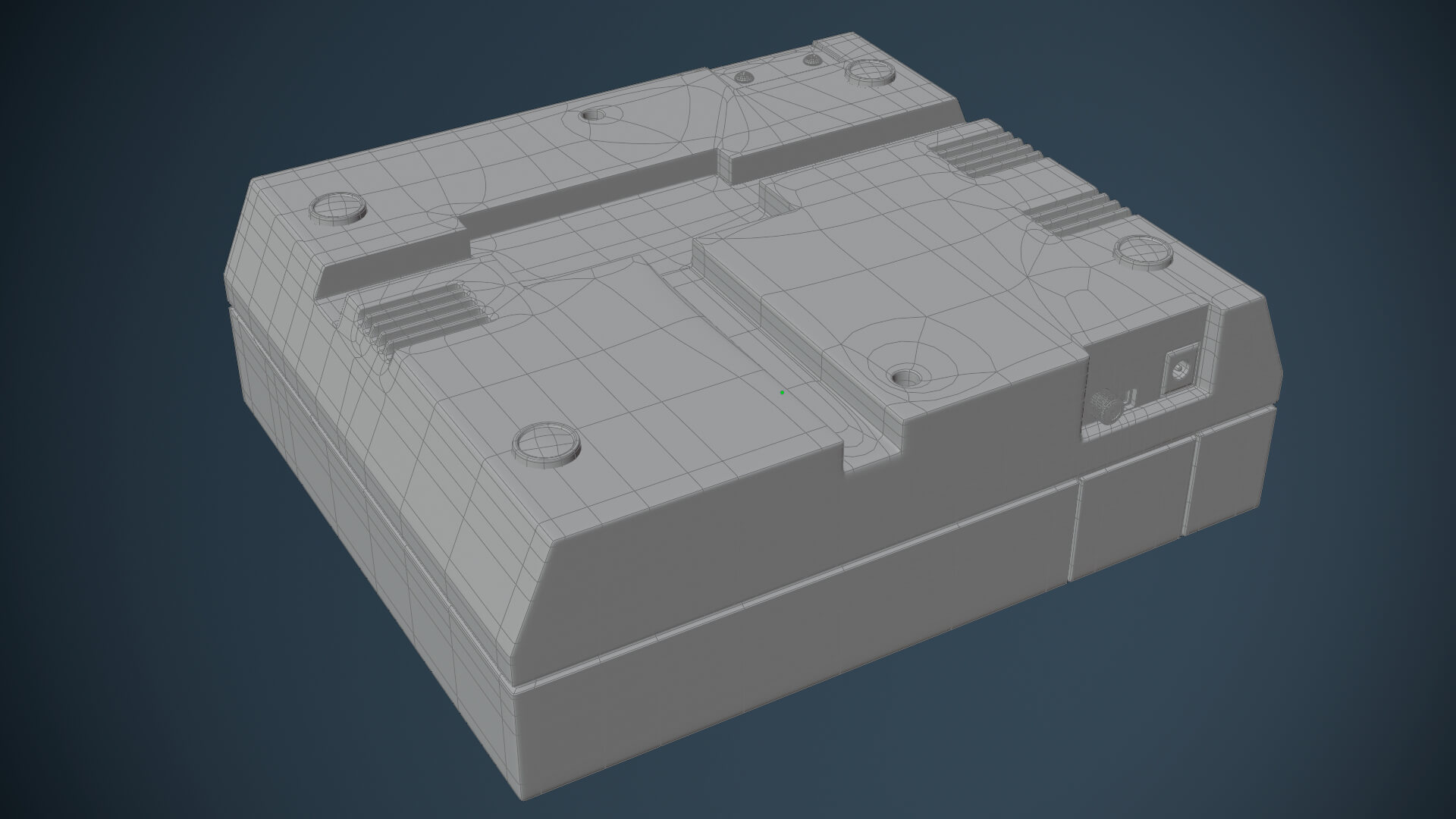 Nes Nintendo Controller and Cassette Subdivisions - 3D Model by MatVentas