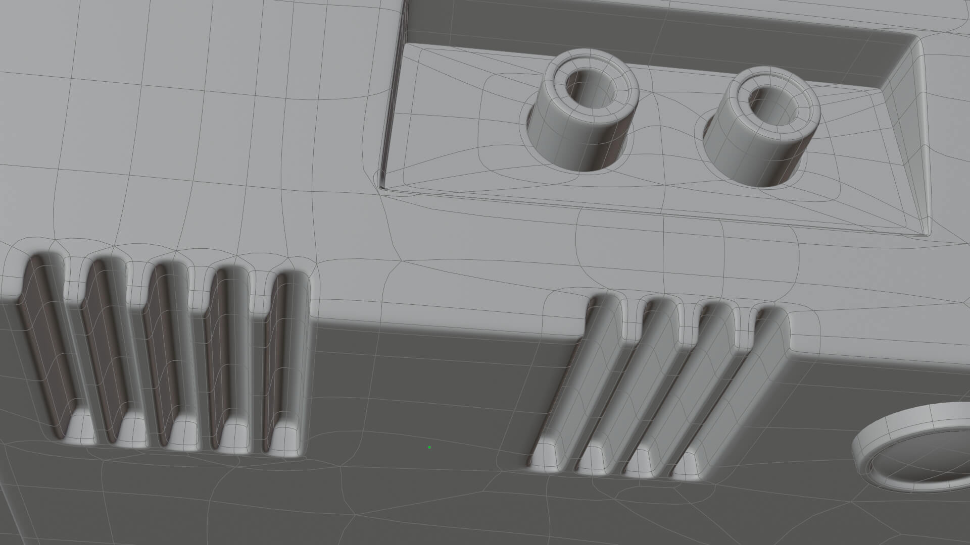 Nes Nintendo Controller and Cassette Subdivisions - 3D Model by MatVentas