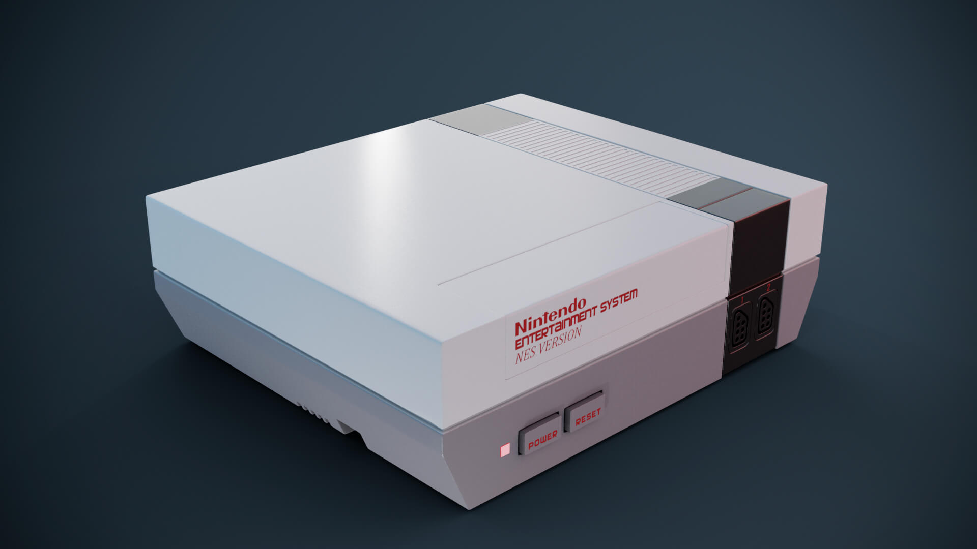 Nes Nintendo Controller And Cassette Subdivisions 3d Model By Matventas