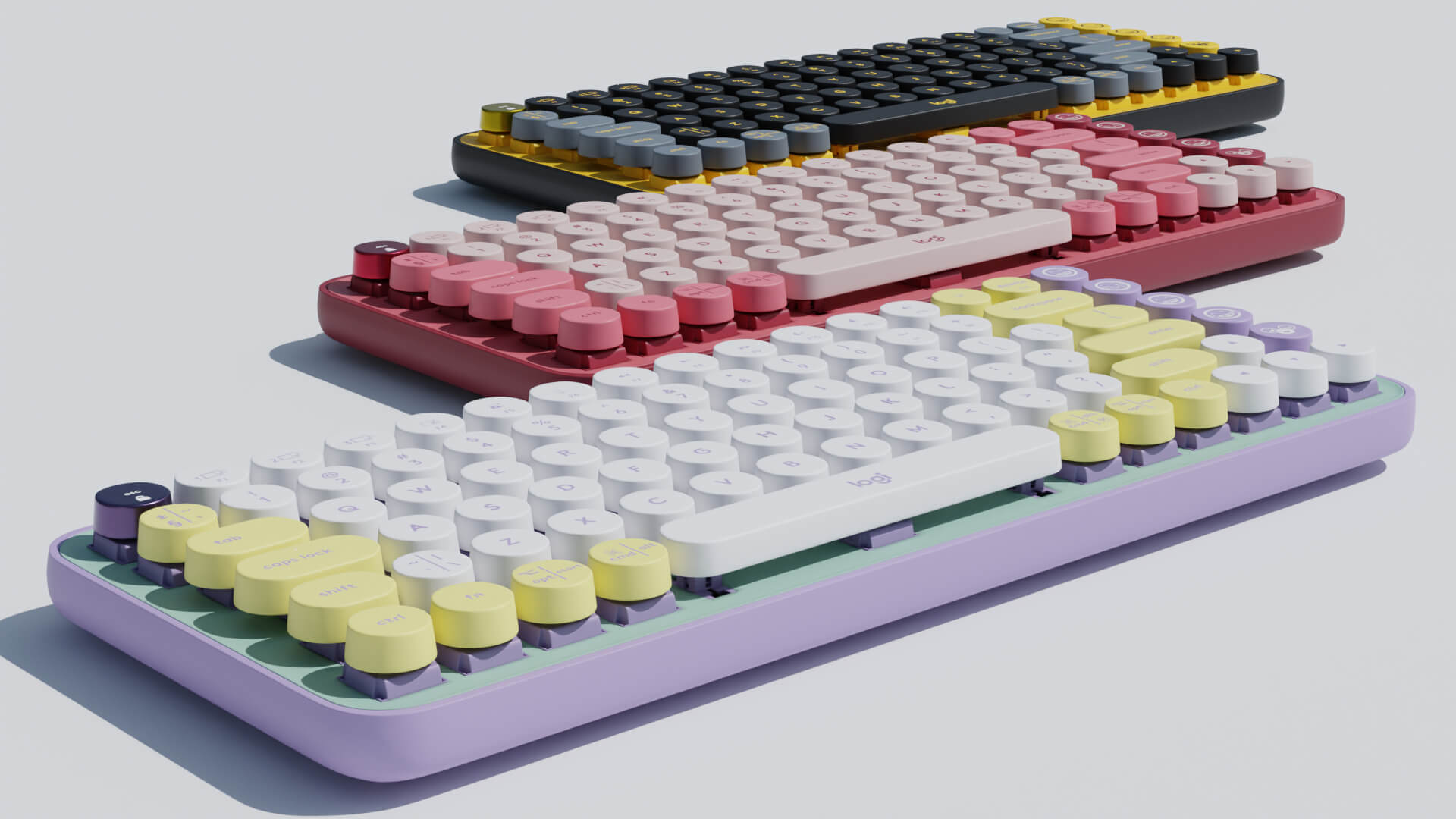 Logitech POP Keyboard Bundle - Free 3D Model by Mauri3dForge